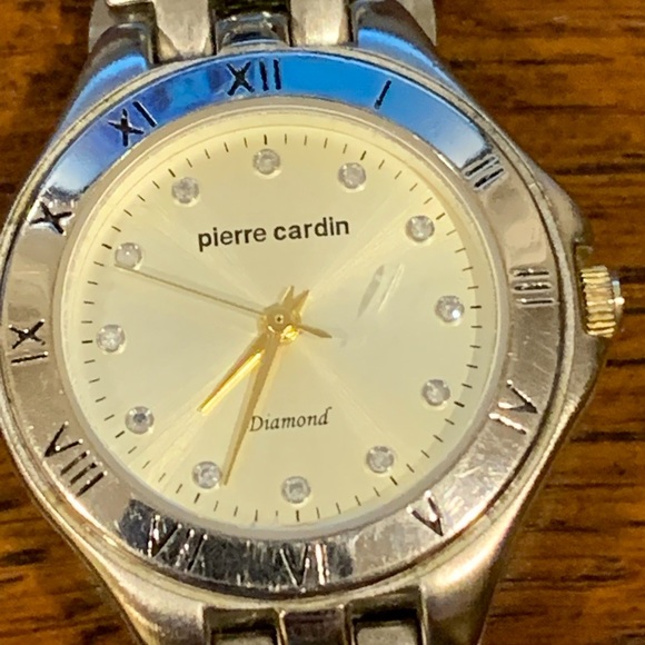 Pierre Cardin | Accessories | Pierre Cardin Diamond Dial Bracelet Watch ...